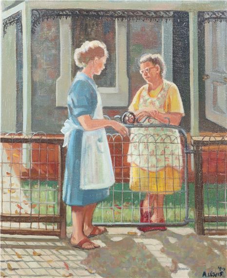 Alison Lewis | The Front Gate Conversation (1980) | MutualArt