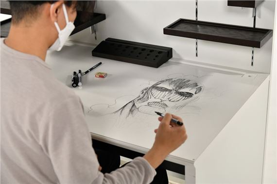 Hajime Isayama | Attack on Titan.Eren and Arumin | MutualArt