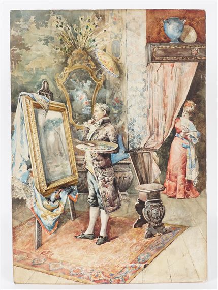 Giovanni Boldini | The Artist in His Studio | MutualArt