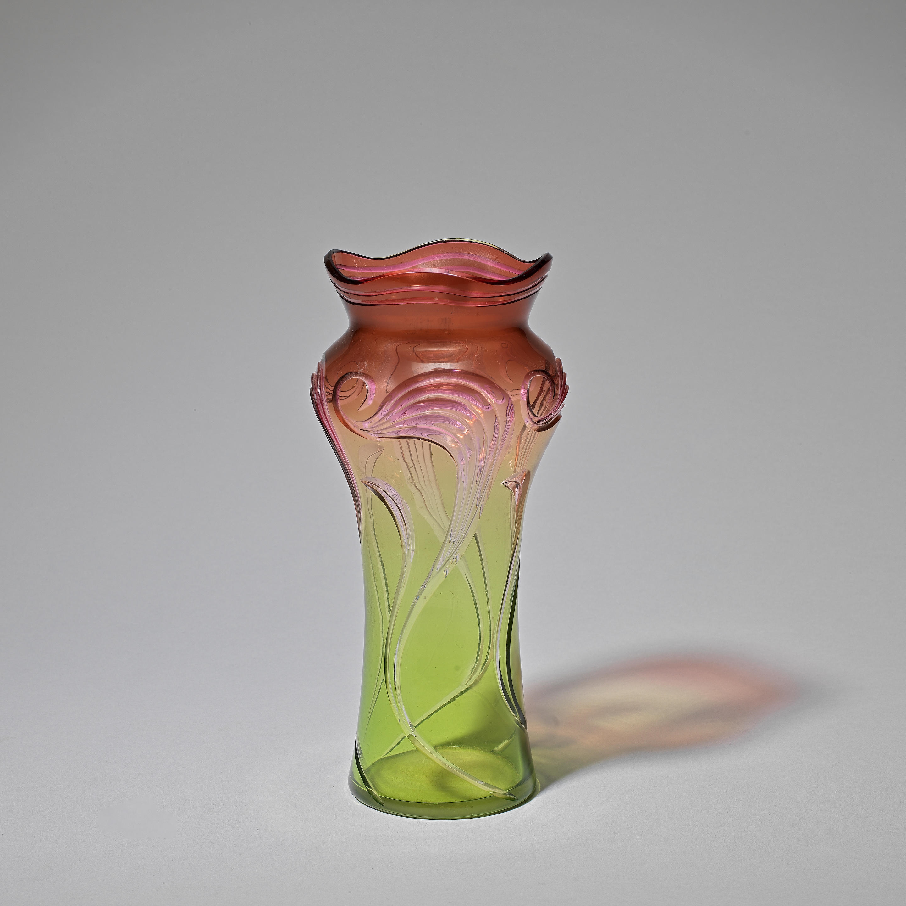 Henry Velde | A rare Art Nouveau cut glass vase, circa 1900 (Circa 1900 ...