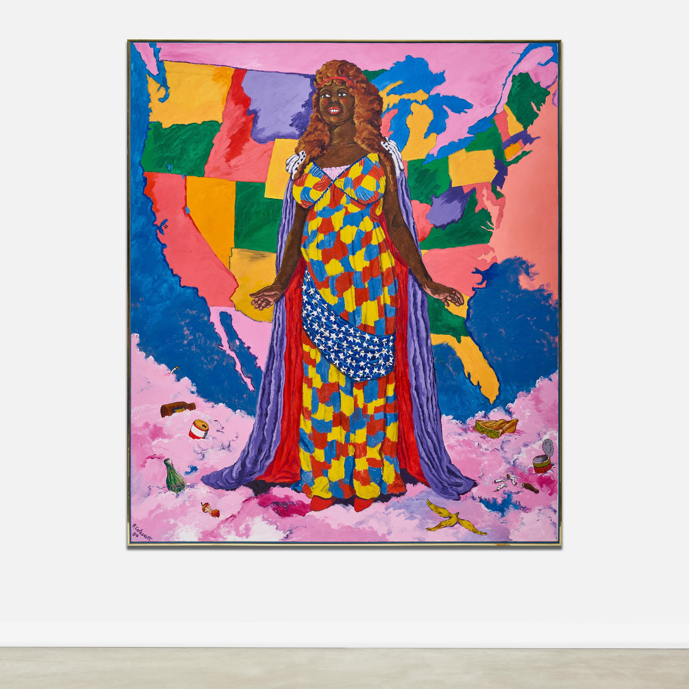 Robert Colescott | Miss Liberty (1980) | MutualArt