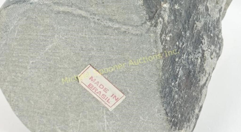 Auguste Rodin | BRAZILIAN STONE STATUE - THINKER | MutualArt