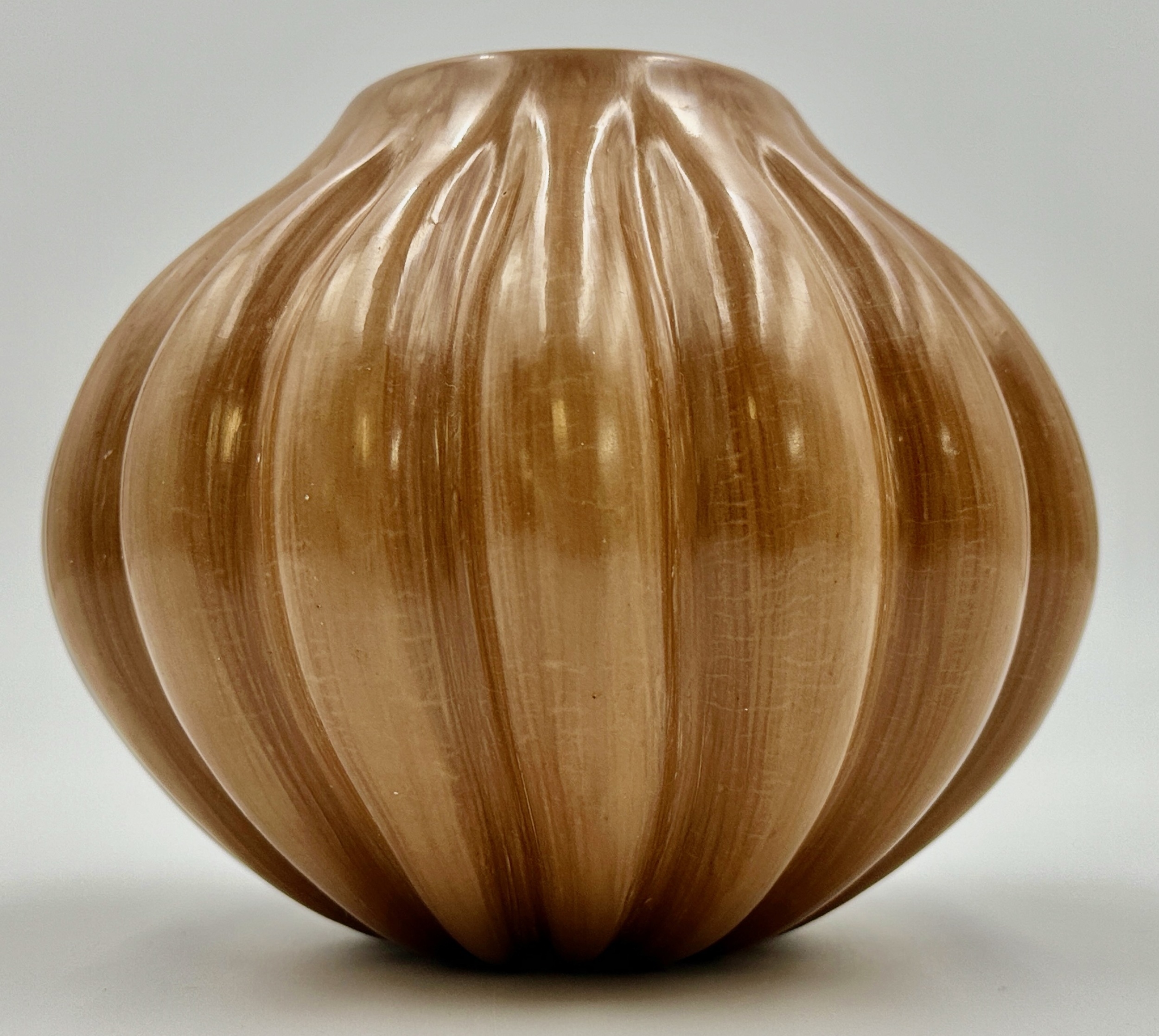 Helen Shupla | Helen Shupla Pottery Melon Jar | MutualArt