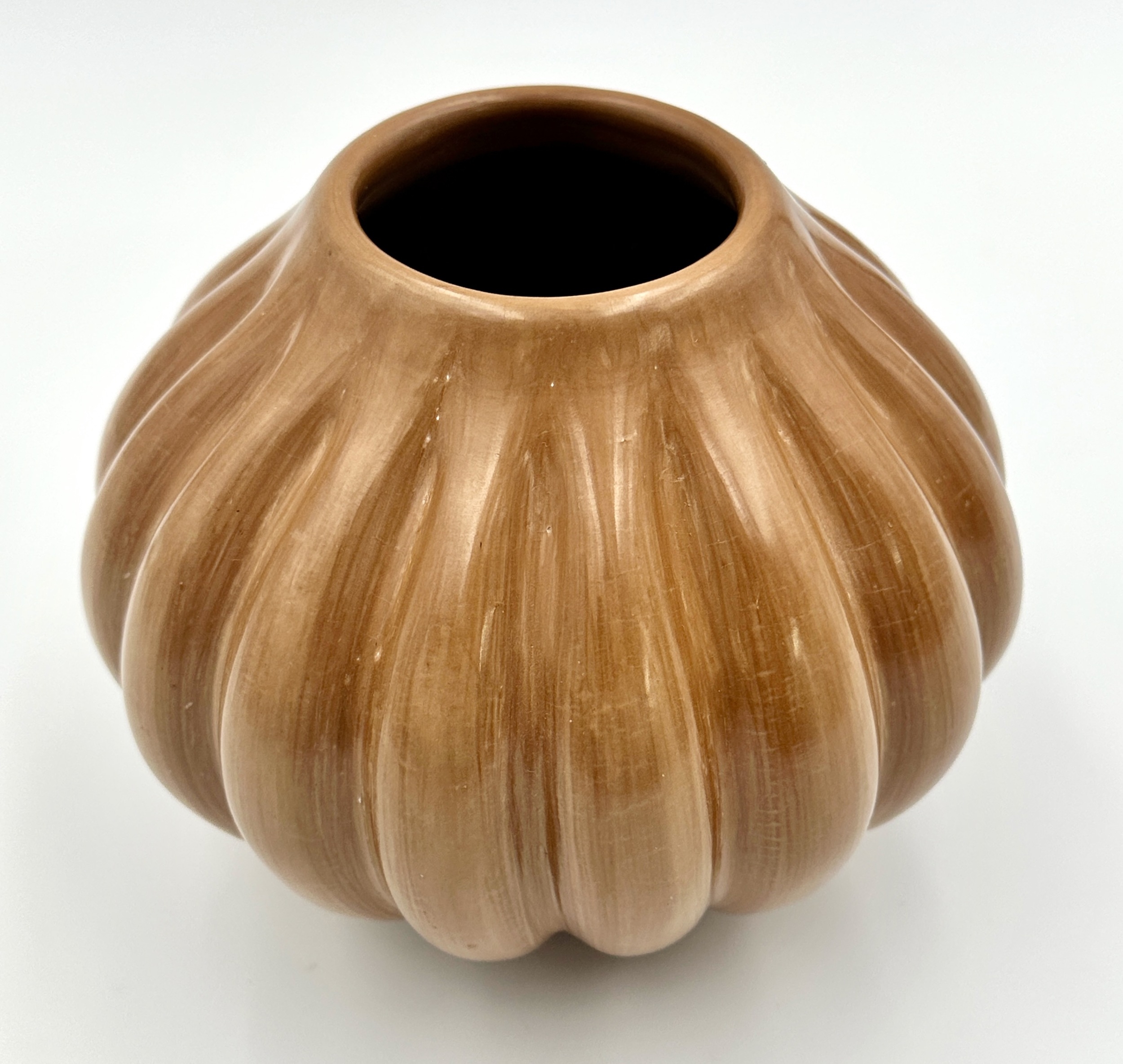 Helen Shupla | Helen Shupla Pottery Melon Jar | MutualArt