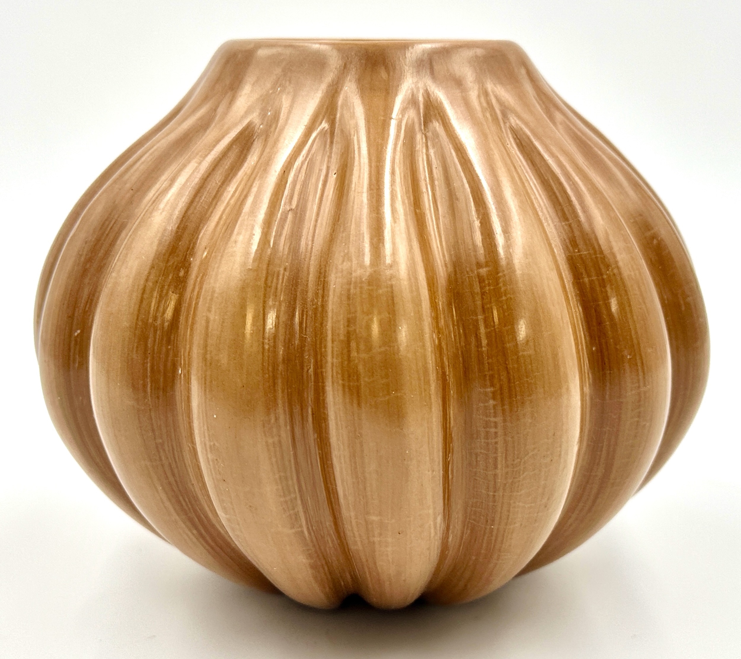 Helen Shupla | Helen Shupla Pottery Melon Jar | MutualArt