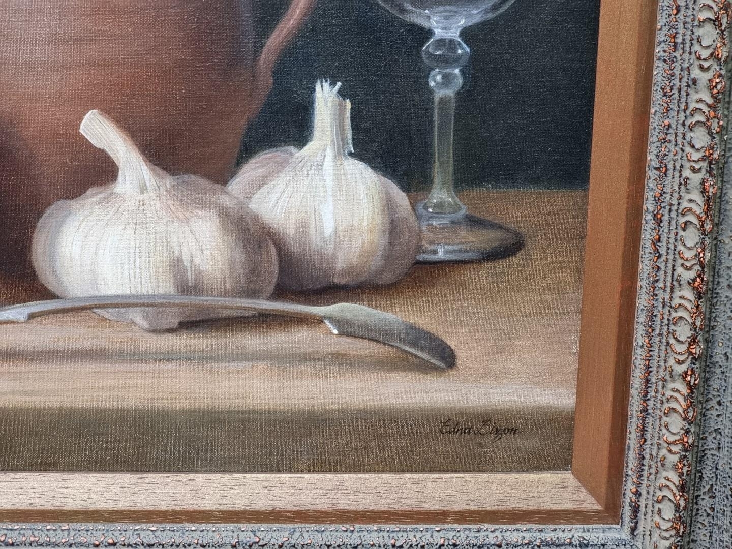 Edna Bizon | 'Still life with Garlic' | MutualArt