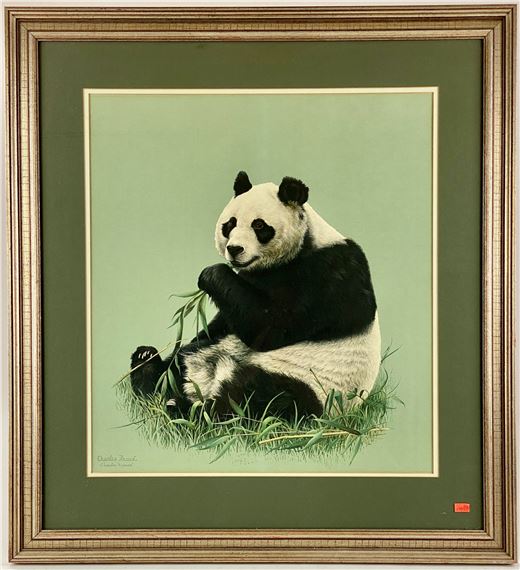 Charles Frace | Charles Frace Offset Lithograph of a Panda | MutualArt