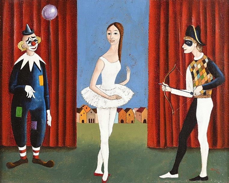 Maurizio Massi | Trei fenomeno del circo | MutualArt
