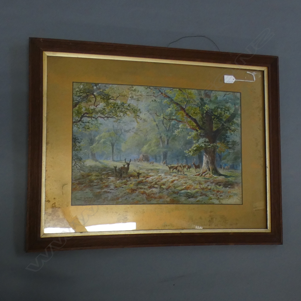 Howard Gaye | DEER IN A FOREST | MutualArt