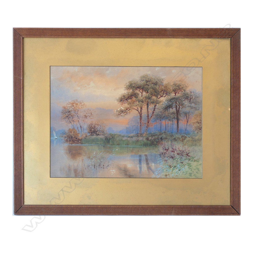 Howard Gaye | 2 Works: Stokesay Castle, Shropshire; A Coastal View ...