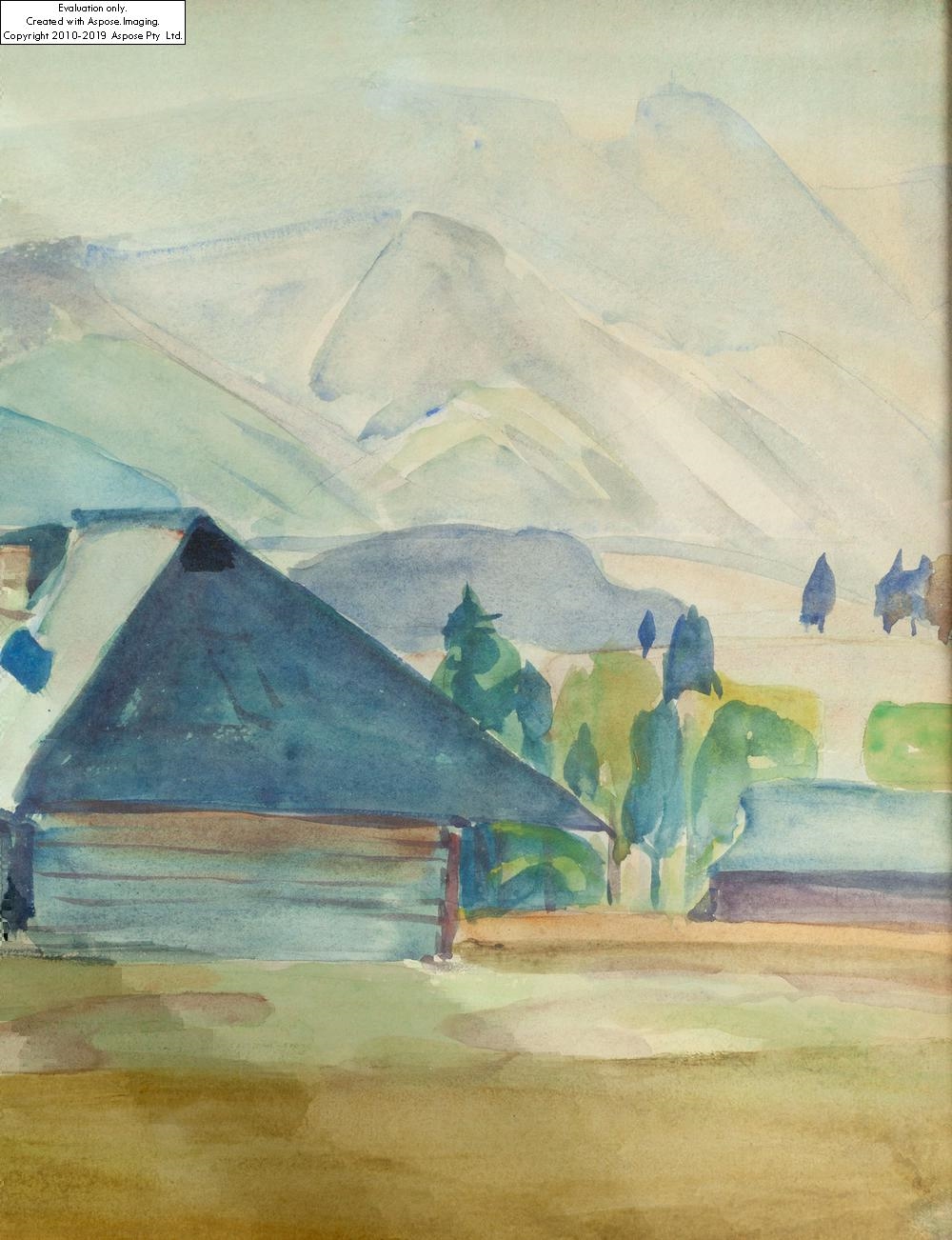 Zbigniew Krasnik | View of the Giewont (1921) | MutualArt