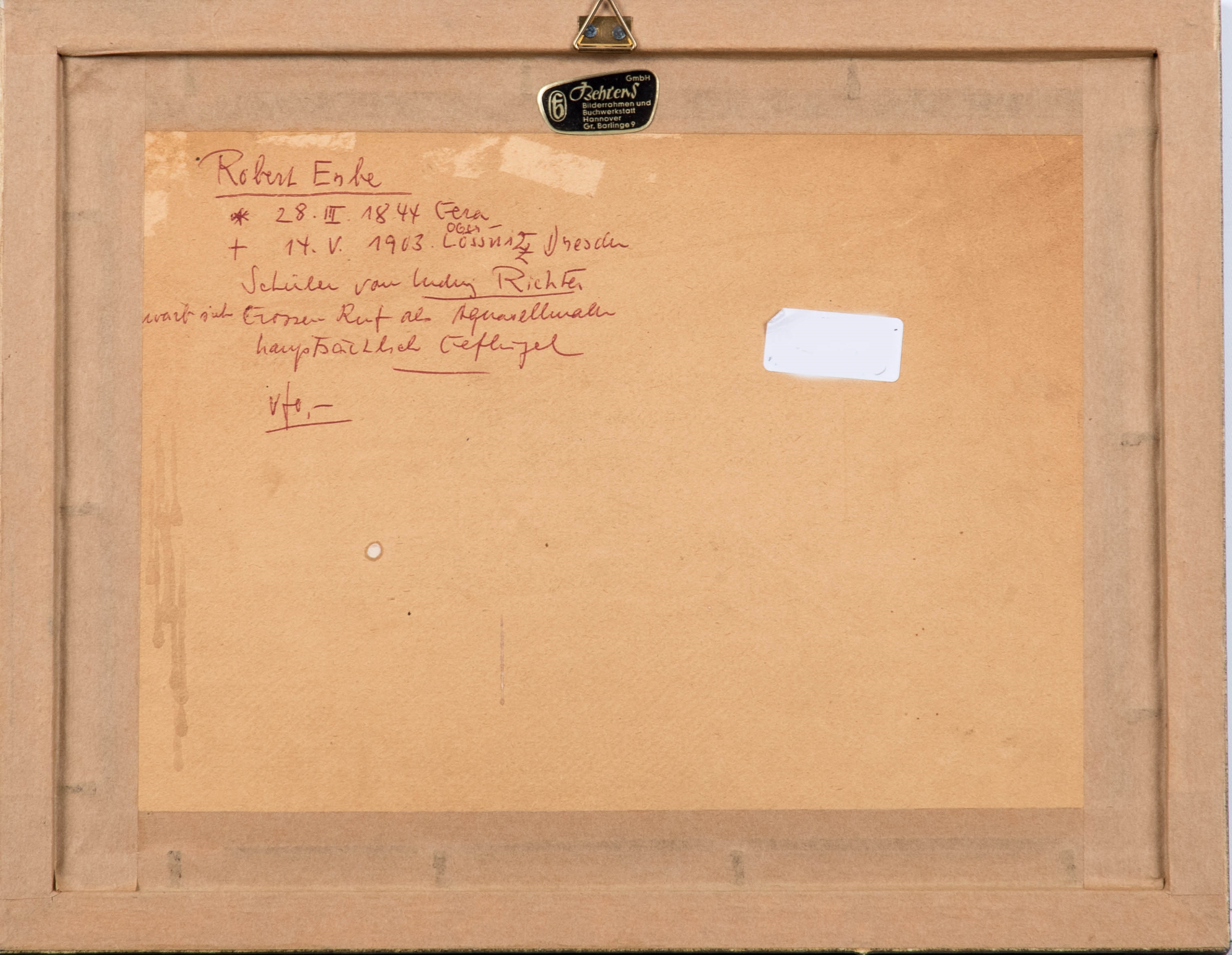 Karl August Robert Erbe | Rechts unten sign | MutualArt