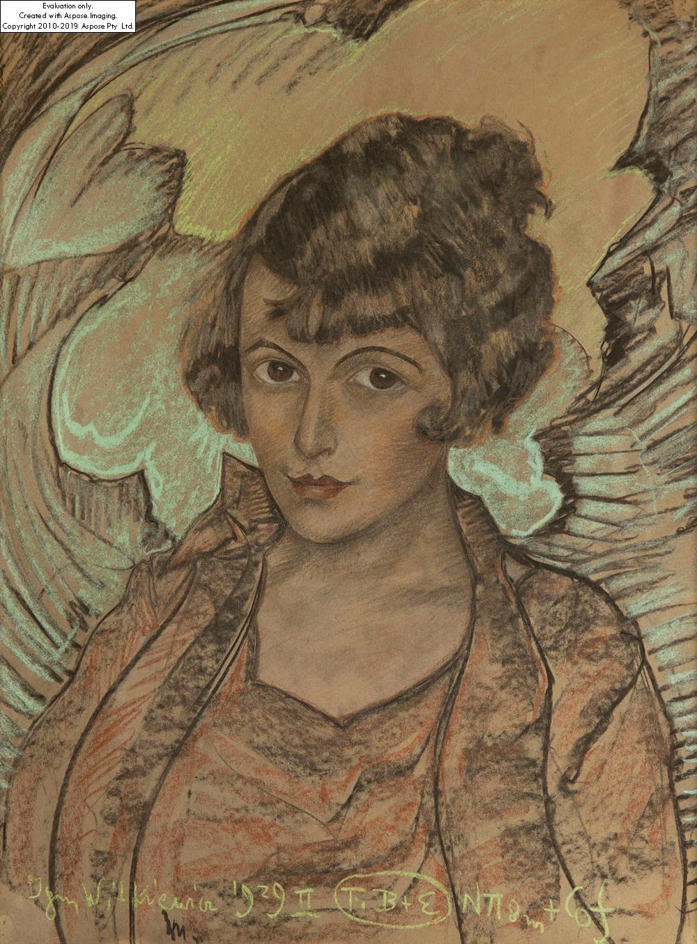 Stanislaw Ignacy Witkiewicz | Portret kobiety (1929) | MutualArt