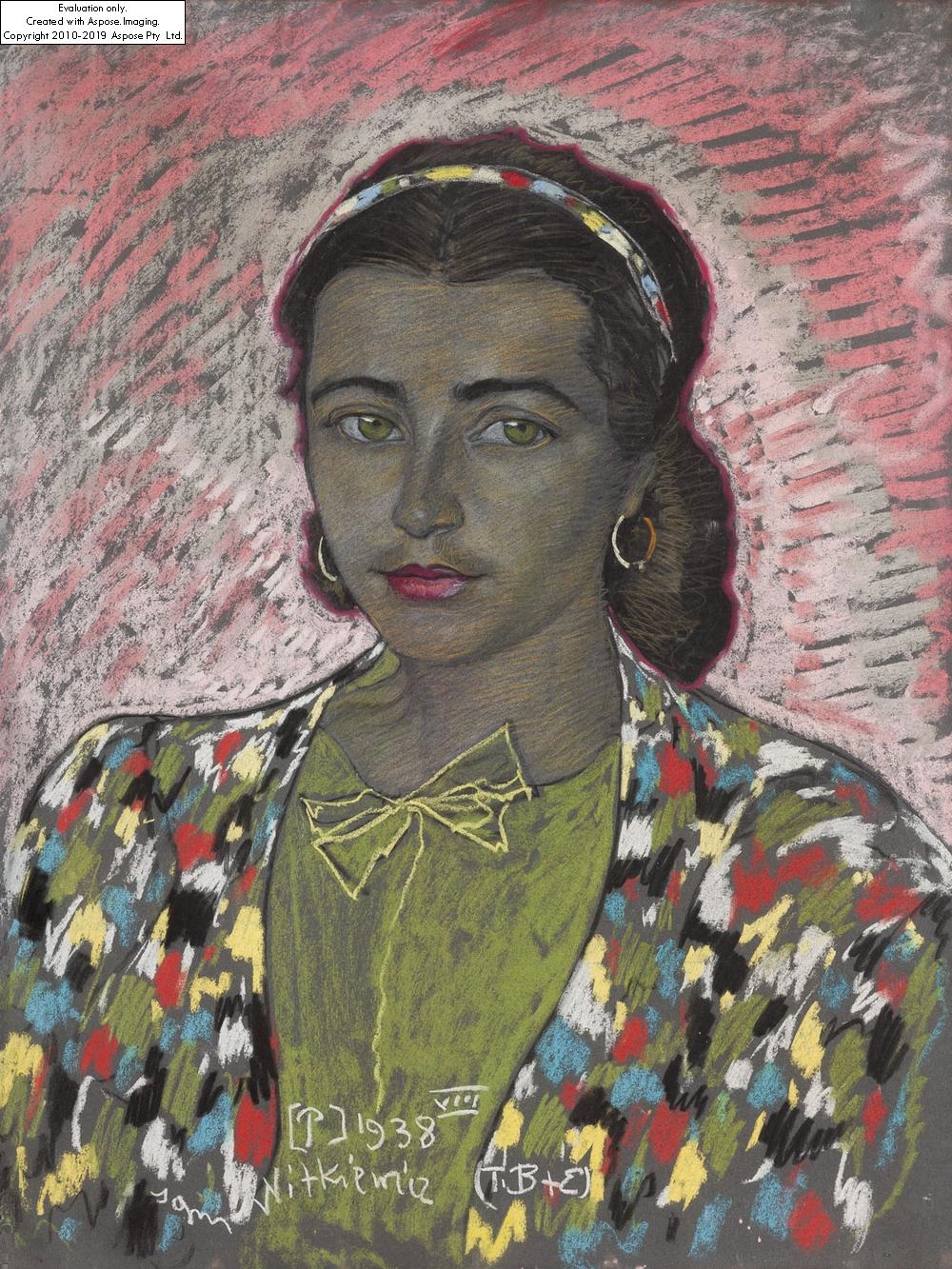 Stanislaw Ignacy Witkiewicz | Portret Bogumiły Trzaskowskiej-Kurkowej ...