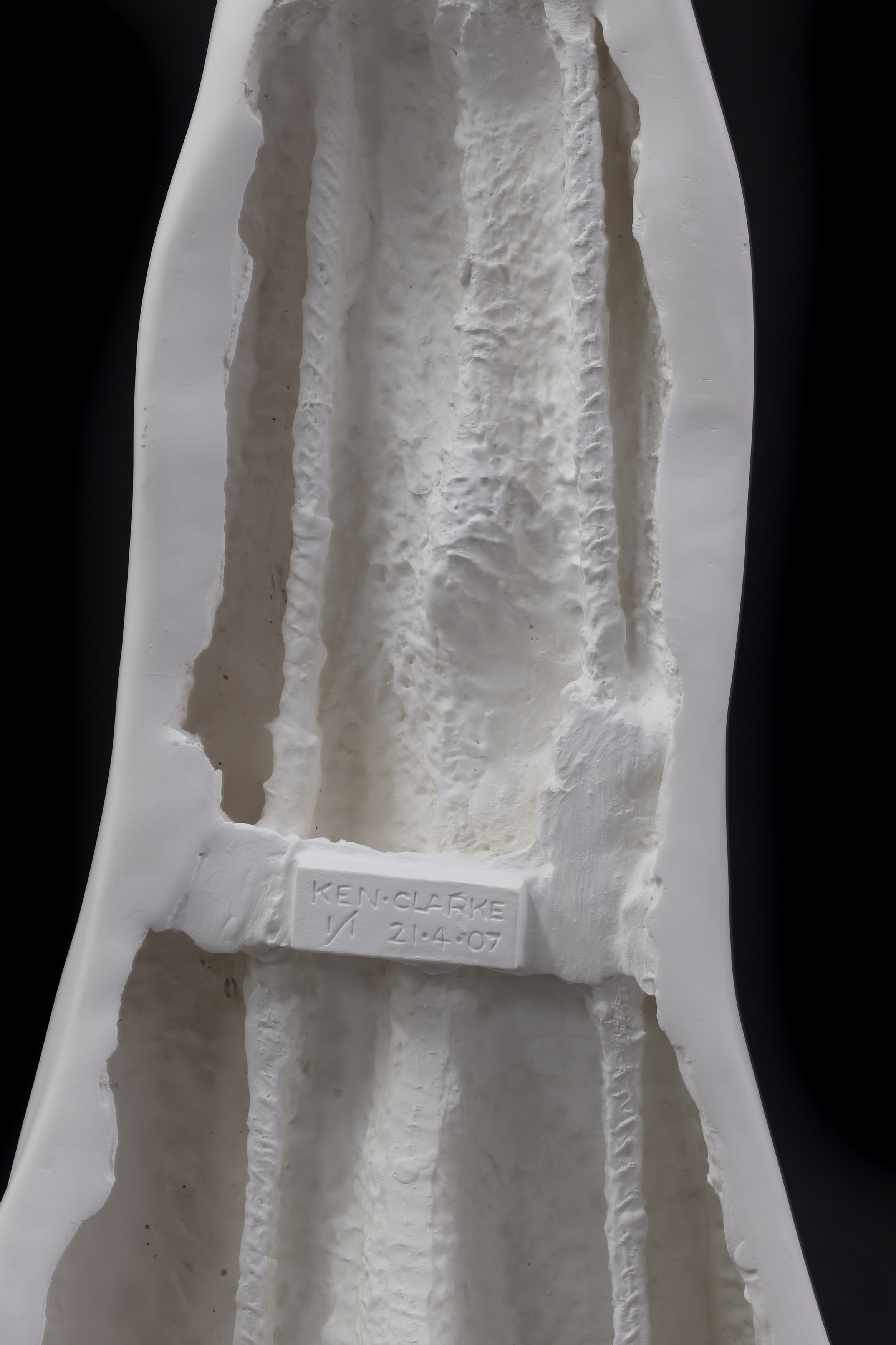 Ken Clarke | Upside-down naked female legs 2007 | MutualArt