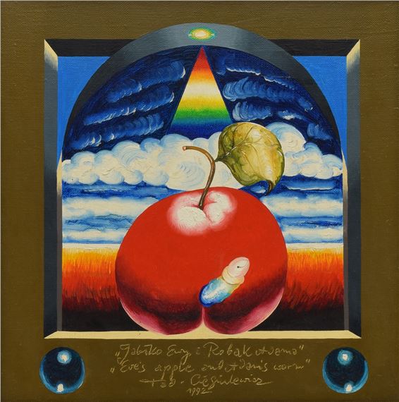 Tadeusz Ciesiulewicz | Jabłko Ewy i Robak Adama | MutualArt