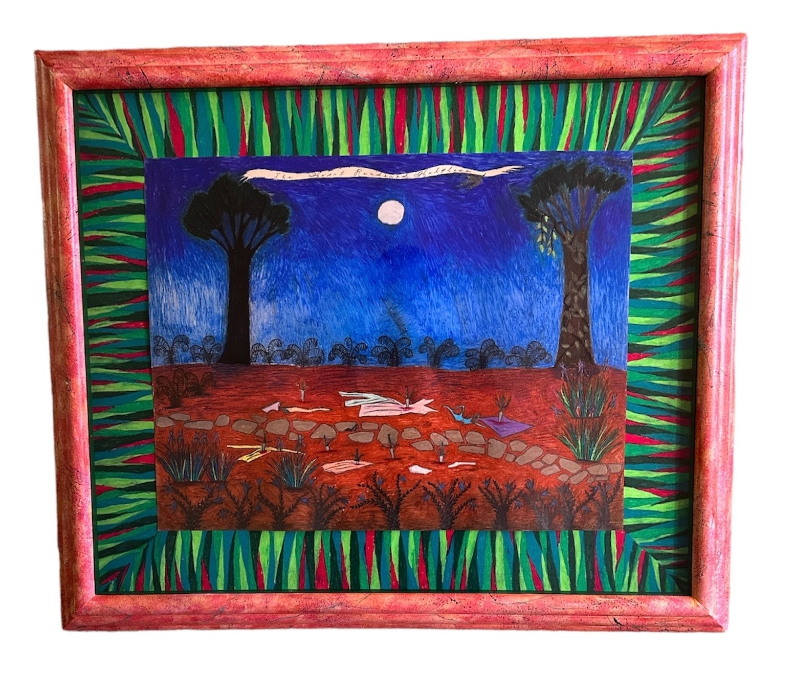 Sigler Hollis | HOLLIS SIGLER (1941-2001) Folk Art Mixed Media The ...