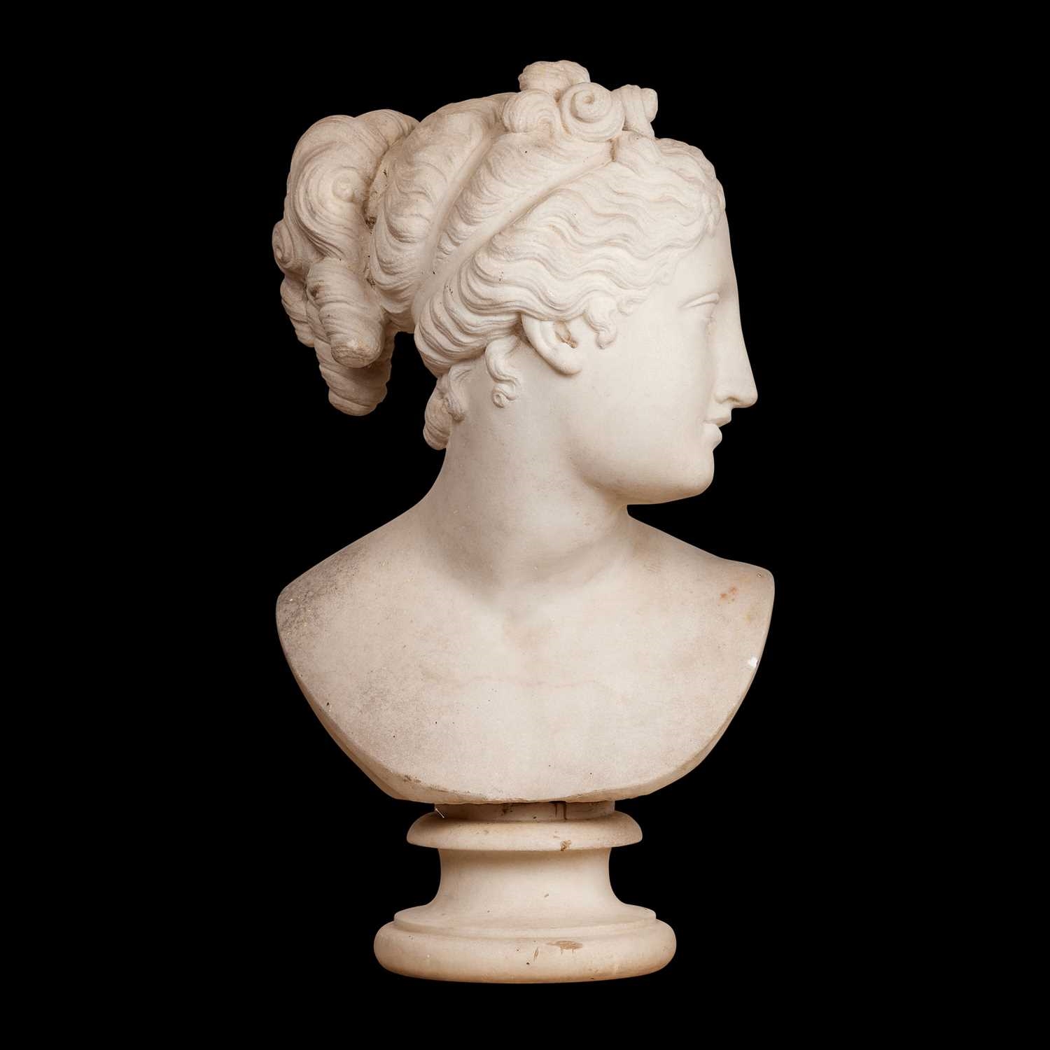 Antonio Canova | A 19TH CENTURY MARBLE BUST OF THE VENUS ITALICA AFTER ...