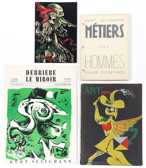 Kurt Seligmann | Lot of 4 books related to Kurt Seligmann: 1. Metiers ...