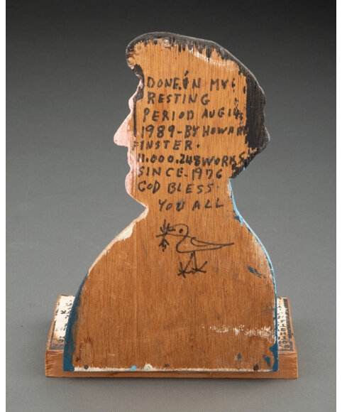 Howard Finster | Abraham Lincoln | MutualArt