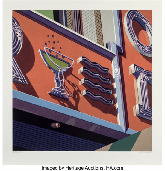 Robert Cottingham | Champagne, | MutualArt