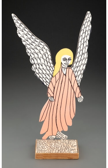 Howard Finster | Angel of Love | MutualArt