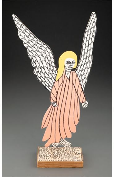 Howard Finster | Angel of Love | MutualArt
