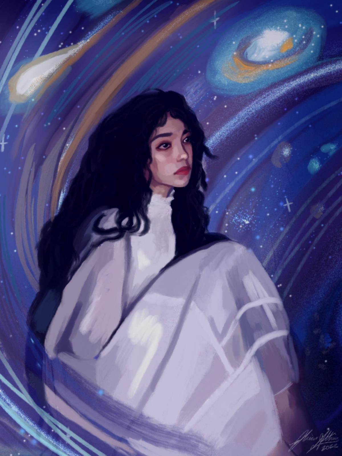 Oliver Atticus Moore | Galactic Thoughts (2022) | MutualArt