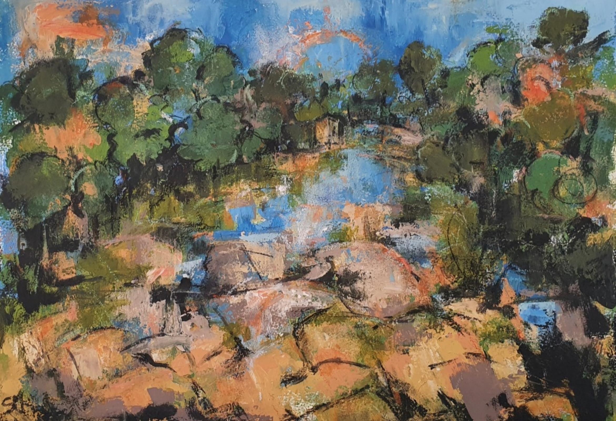 Sandra Mcinnes | The river in summer (2023) | MutualArt