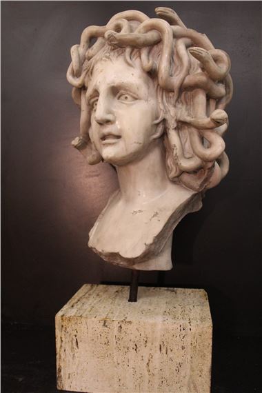 Gian Lorenzo Bernini | Marble sculpture of Medusa with snakes | MutualArt
