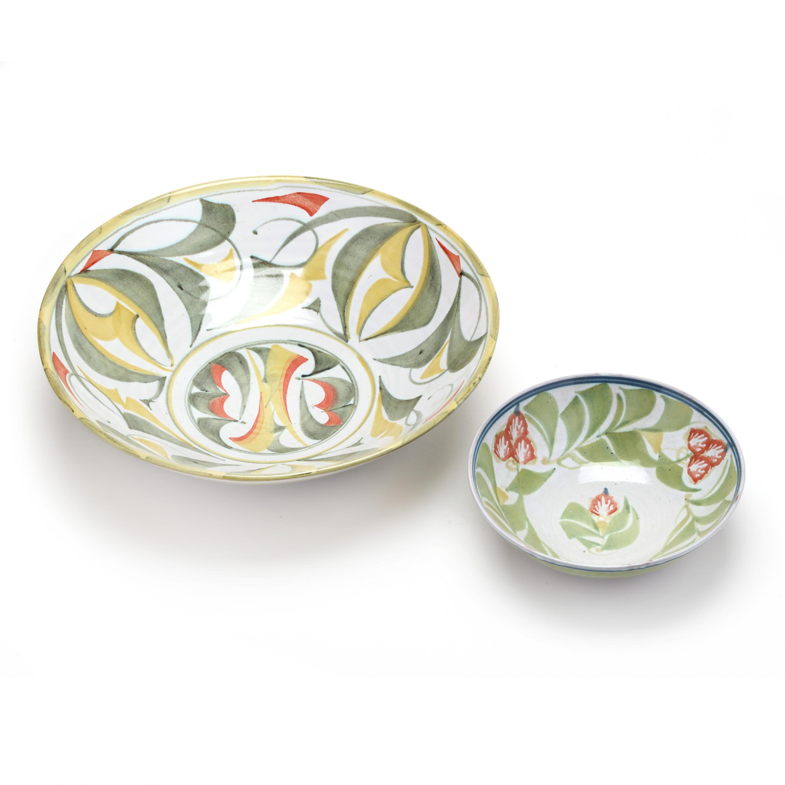 Alan Caiger-Smith | Two Pottery Bowls | MutualArt