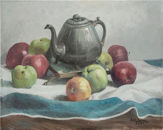 William Alexander Drake | Still Life With Apples | MutualArt
