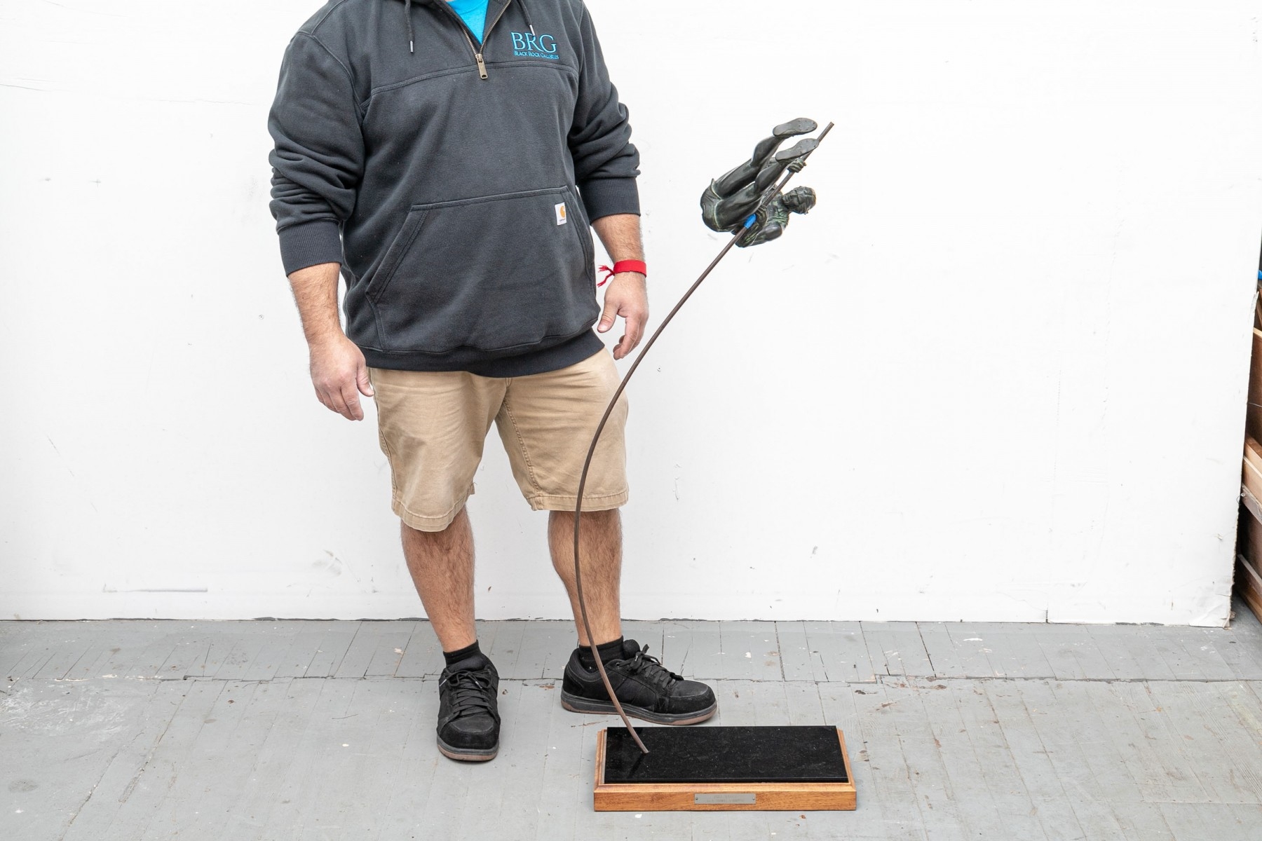 Auldwin Thomas Schomberg | Bronze Pole Vaulter Sculpture By Auldwin ...