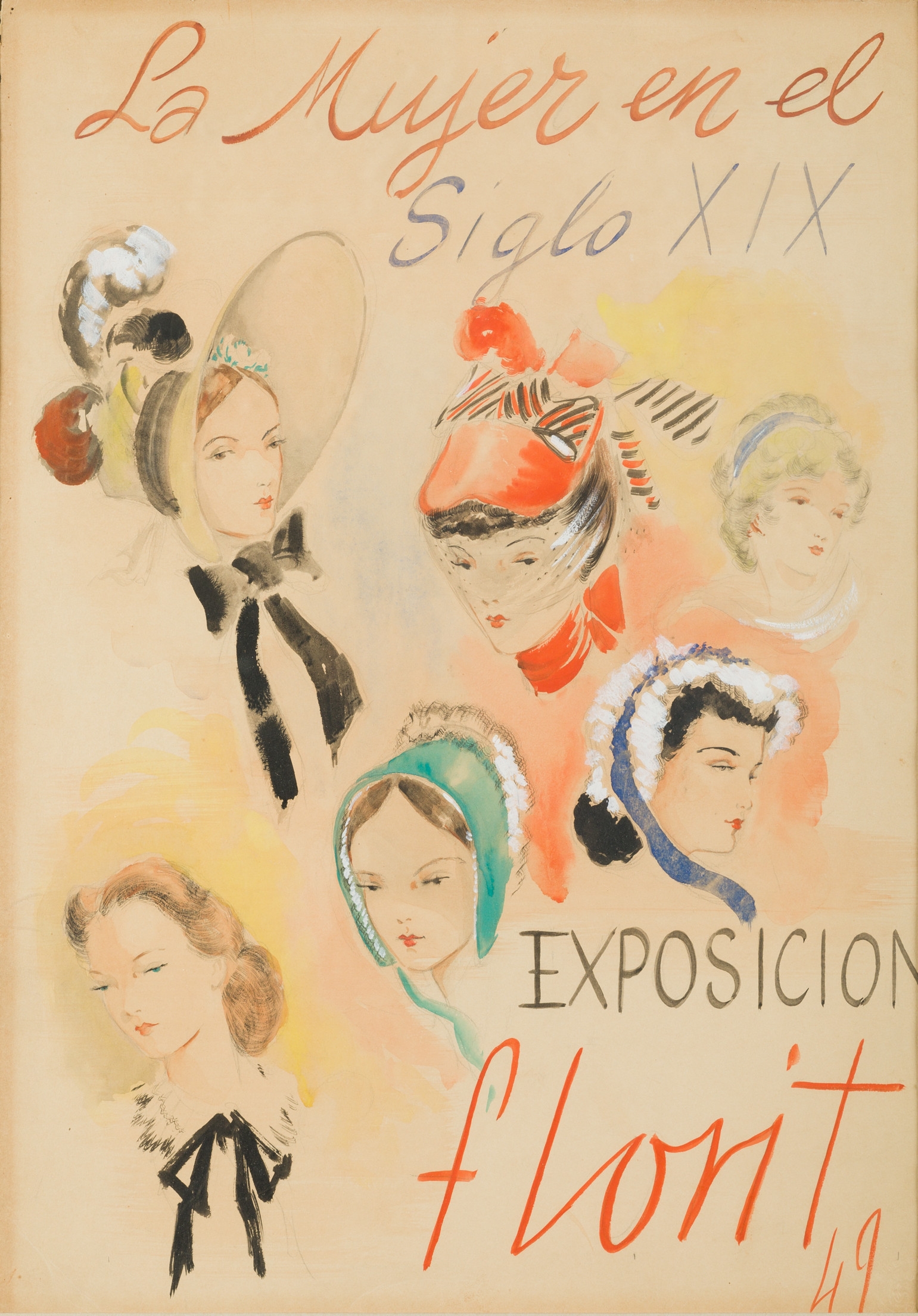 José Luis Florit Rodero | La mujer en el siglo XIX (1949) | MutualArt