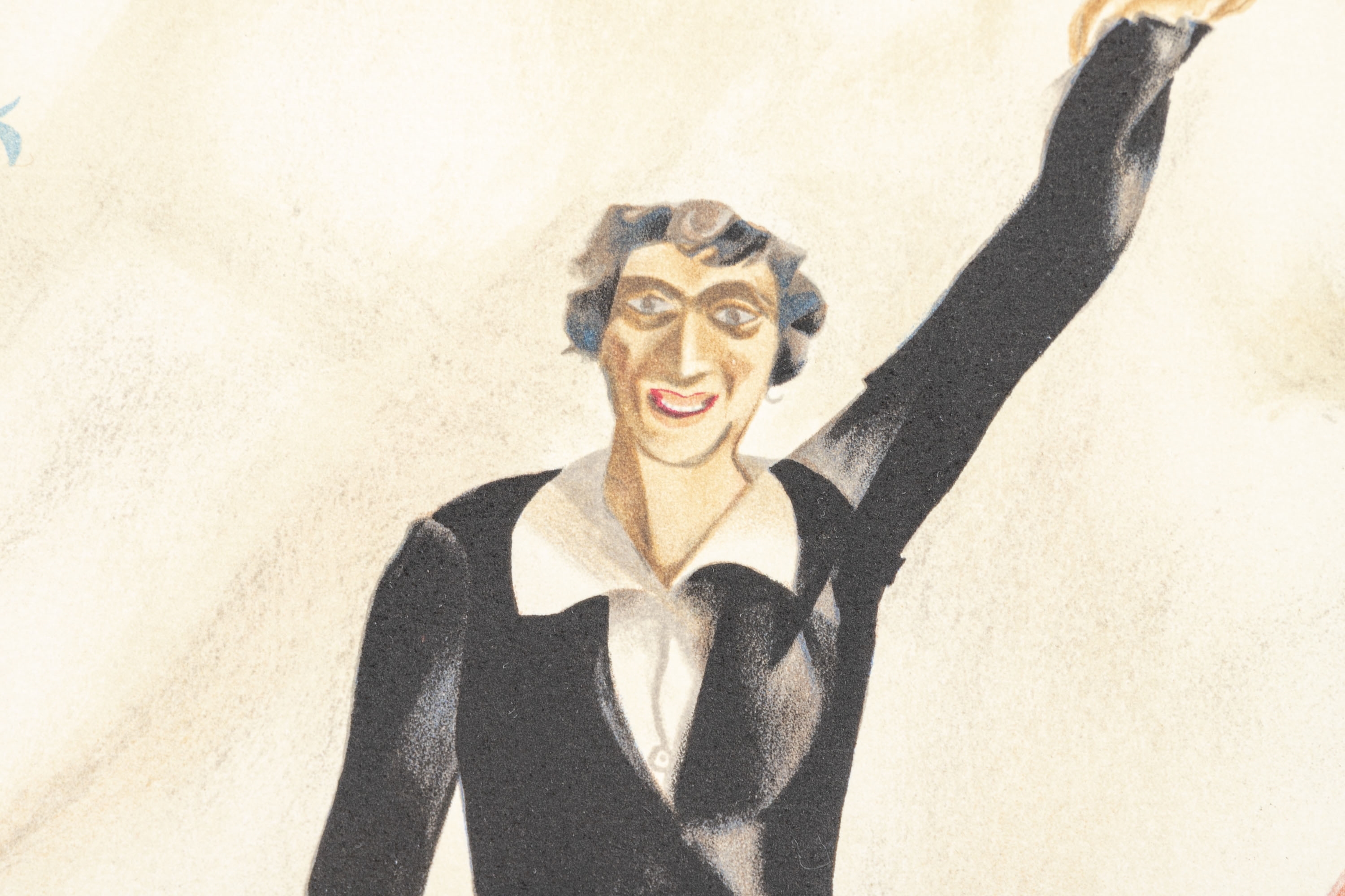 Marc Chagall | Marc Chagall The Promenade Surreal Color Lithograph ...