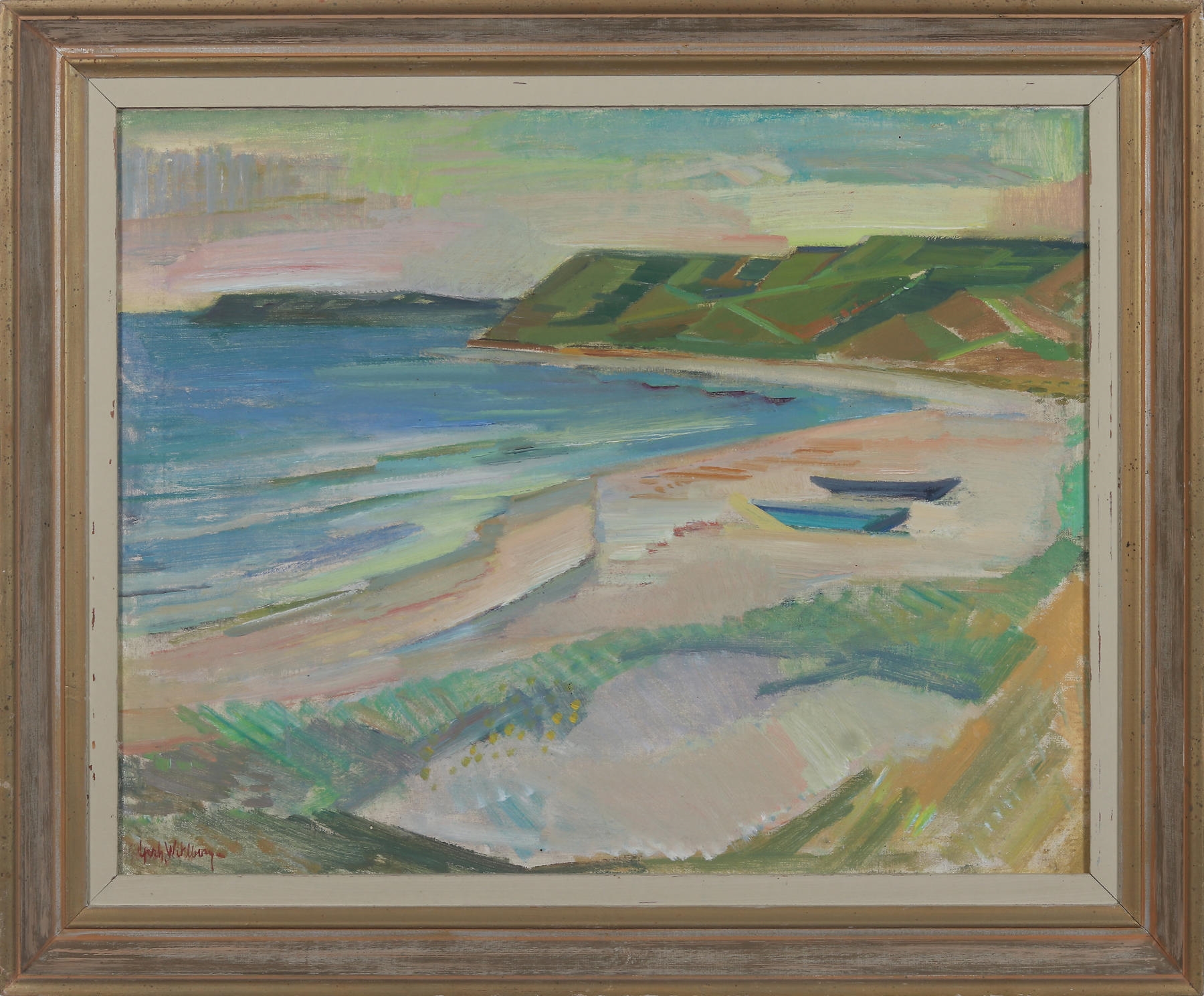 Gerhard Wihlborg | Kustmotiv från Löderups strand mot Kåseberga | MutualArt