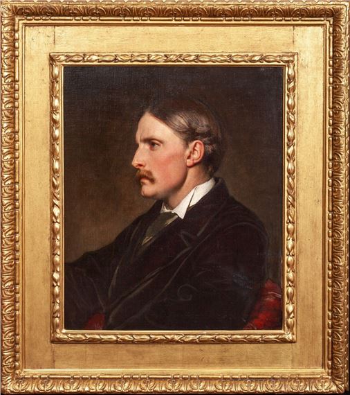 Frederic Leighton | PORTRAIT OF HENRY EVANS GORDON OIL PAINTING (19th ...