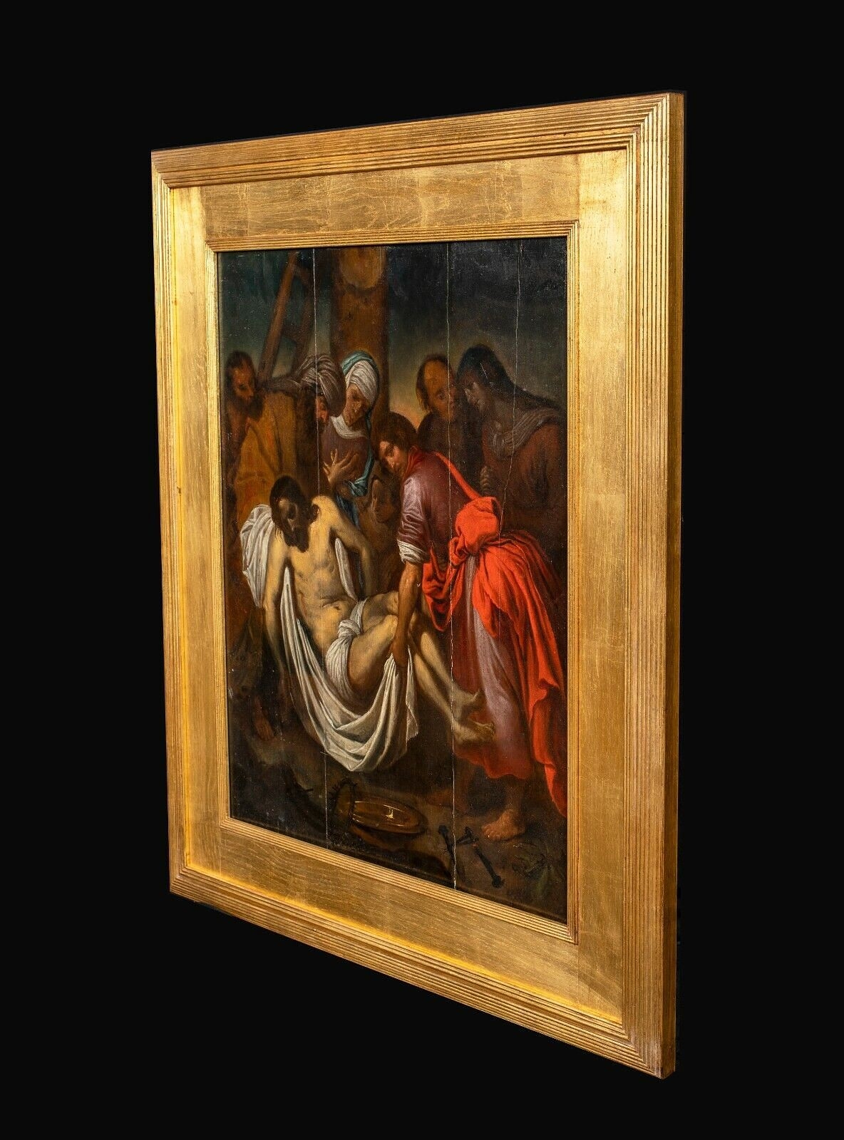 Italian School, 17th Century | THE DESCENT FROM THE CROSS OIL PAINTING (17th Century) | MutualArt