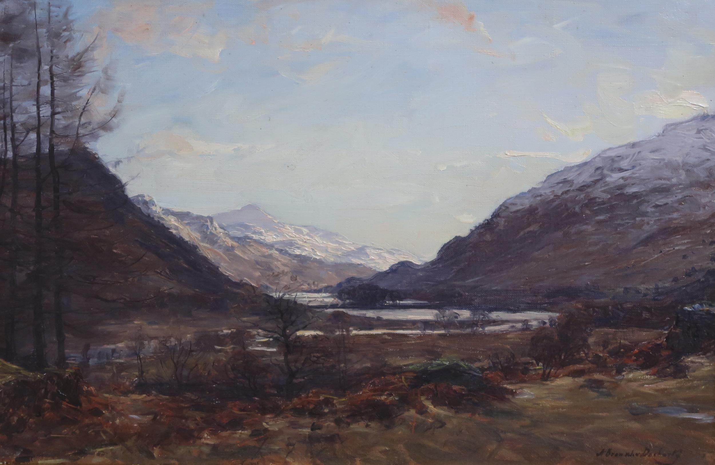 Alexander Brownlie Docharty | Highland landscape, | MutualArt