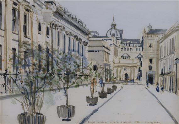 Irene Lesley Main | ROYAL EXCHANGE SQUARE GLASGOW, (1982) | MutualArt