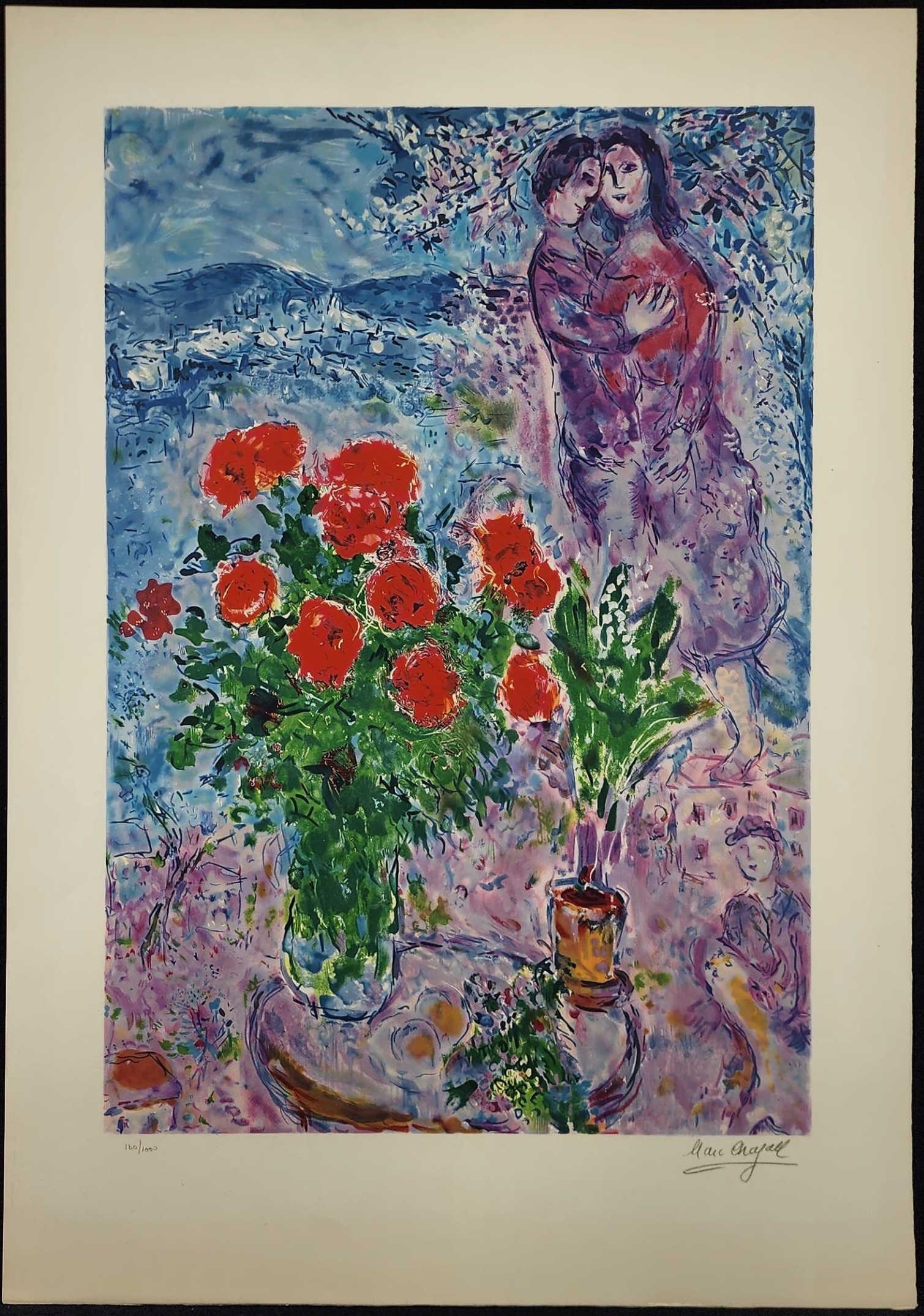 Marc Chagall | Marc Chagall Signed In Plate Color Lithograph On Paper ...