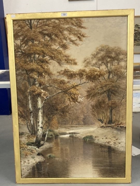 Edward J. Duval | a river scene (1881) | MutualArt