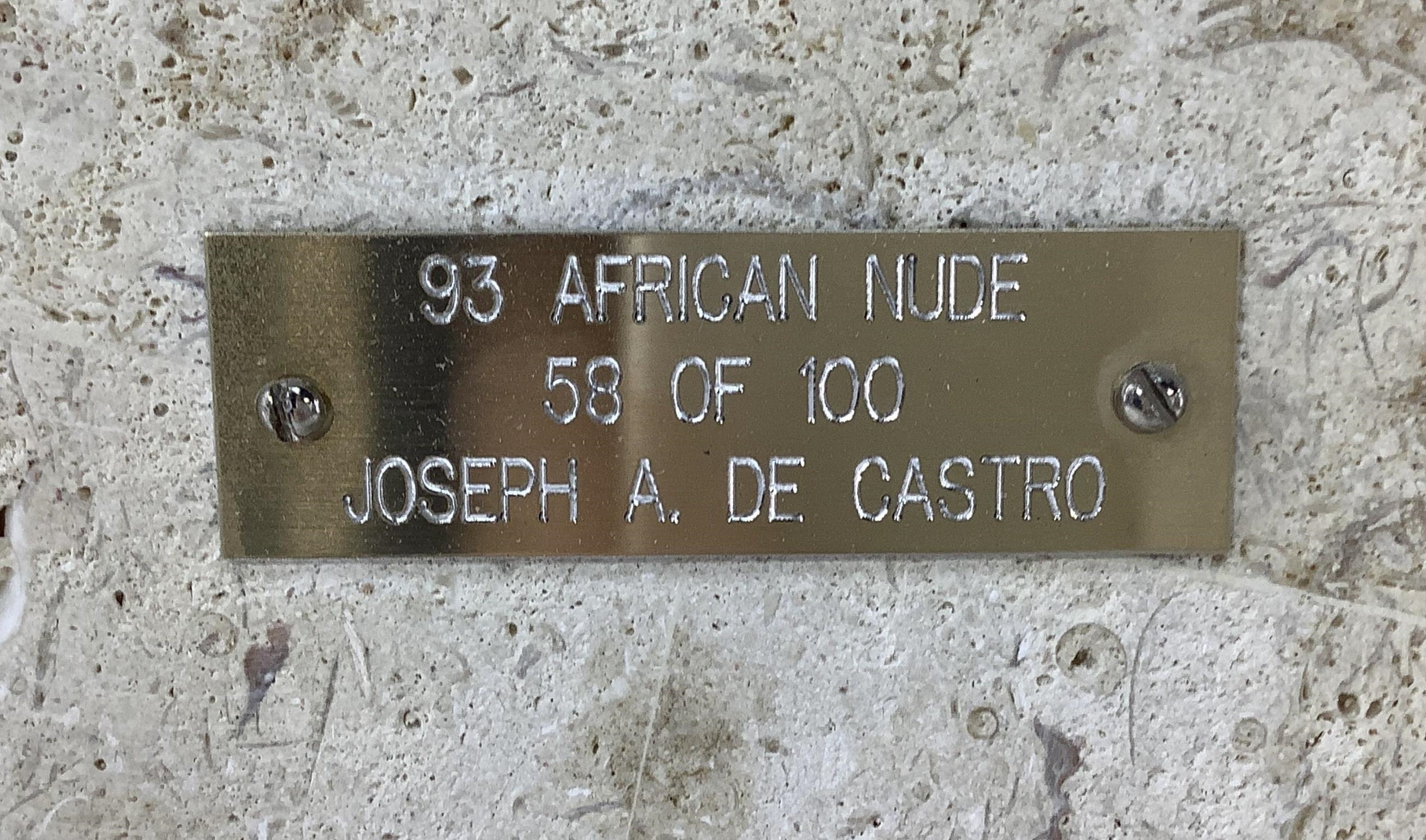 Joseph A. de Castro | Joseph A. Decastro Original Signed Stone ...