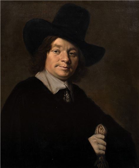 Frans Hals | PORTRAIT OF A GENTLEMAN ABRAHAM CLARKE OIL PAINTING (17th ...