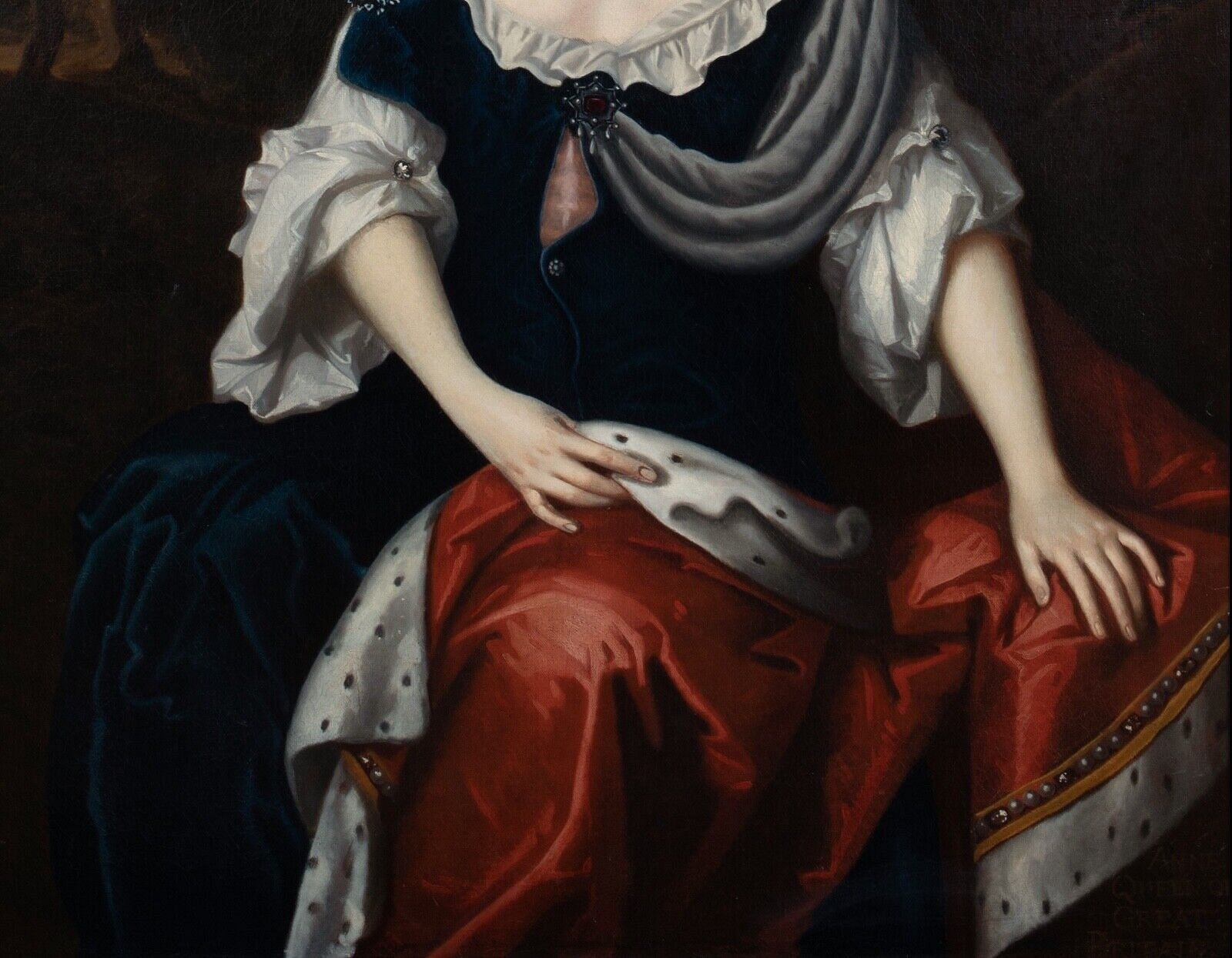 Godfrey Kneller | PORTRAIT OF QUEEN ANNE AS PRINCESS OF DENMARK OIL ...