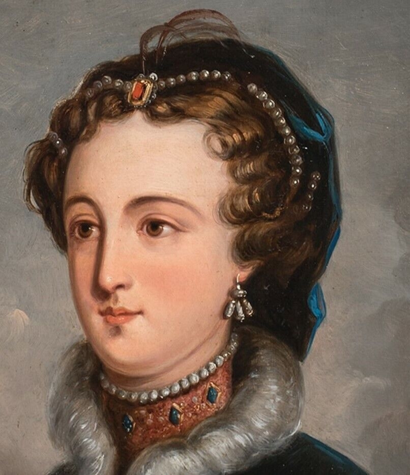 English School, 19th Century | PORTRAIT OF A YOUNG QUEEN VICTORIA OIL ...