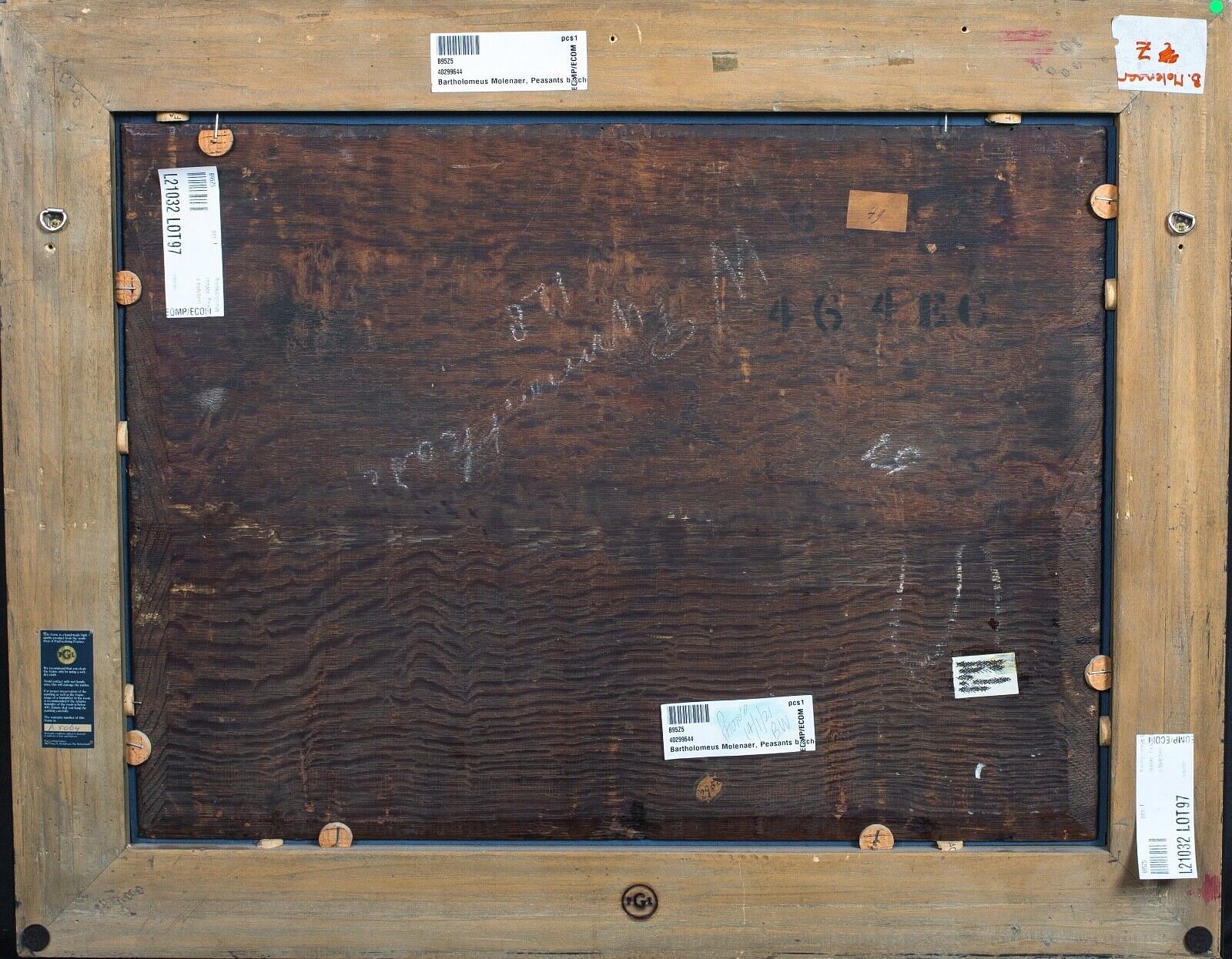 Bartholomeus Molenaer | SCENE WITH PEASANT PREPARING A PIG CARCASS OIL ...