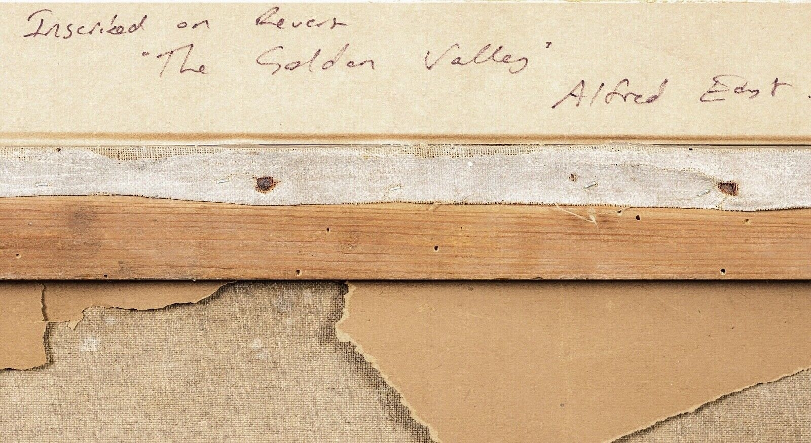 Sir Alfred East | VIEW OF THE GOLDEN VALLEY OIL PAINTING (19th Century ...