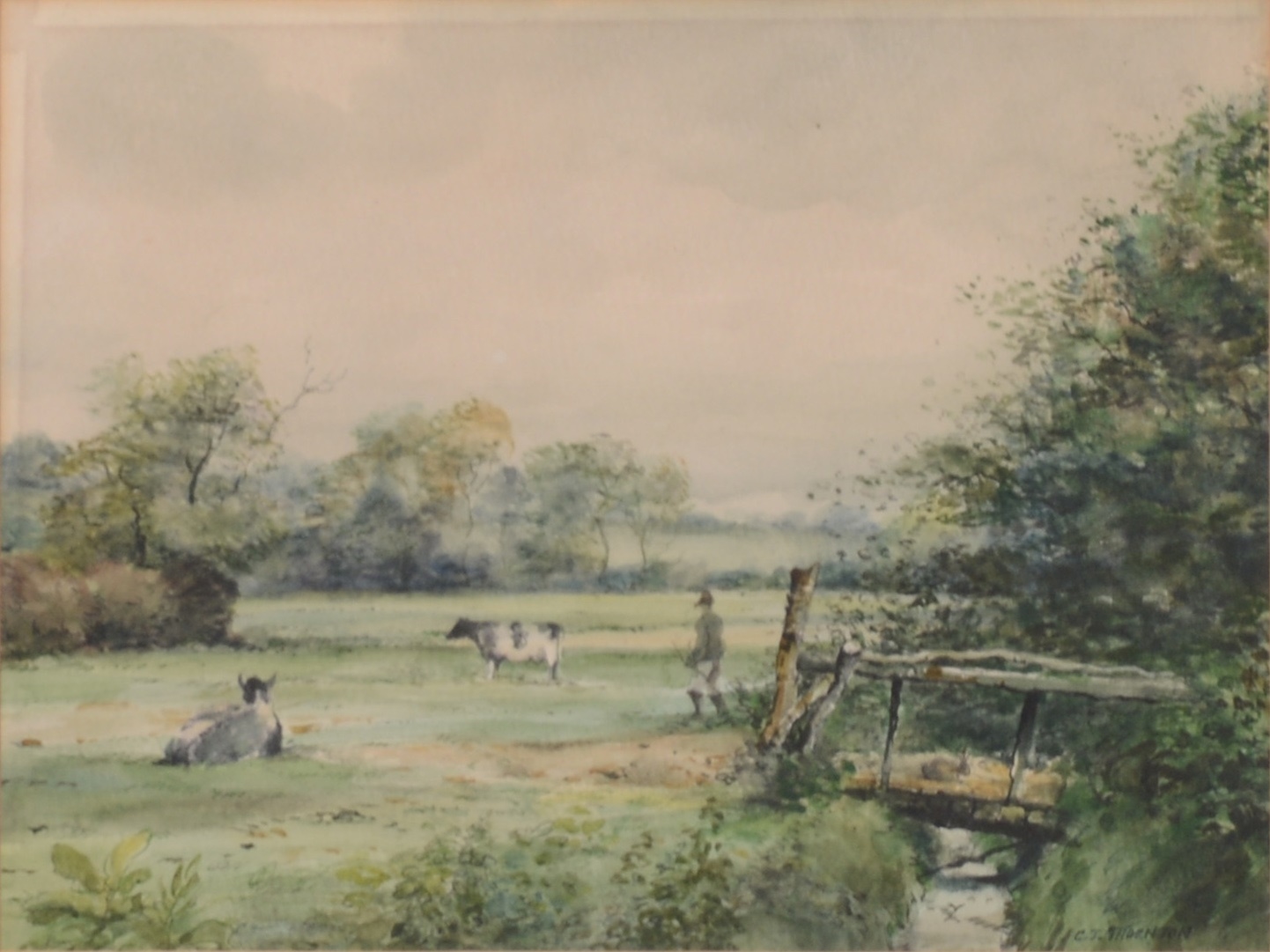 Cecil J. Thornton | Two Leicestershire landscapes | MutualArt