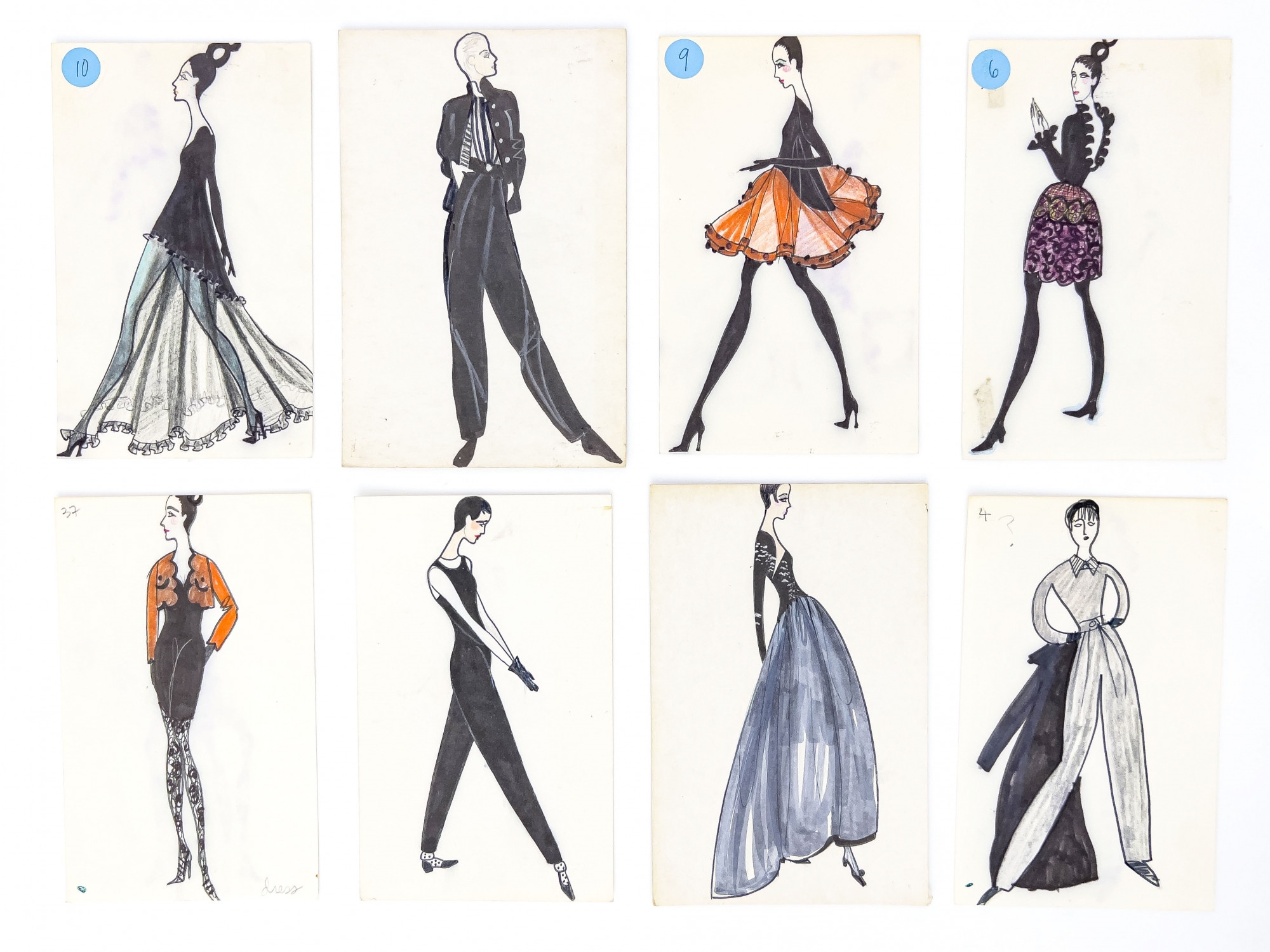 Gene Meyer | 46 Gene Meyer Illustrations for Geoffrey Beene | MutualArt